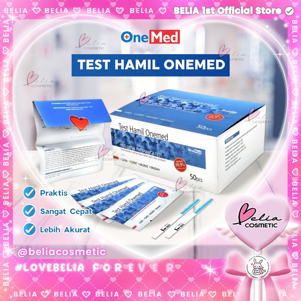 Jual BELIA ONEMED Test Kehamilan Instant 1 strip | Testpack | Test Pack ...