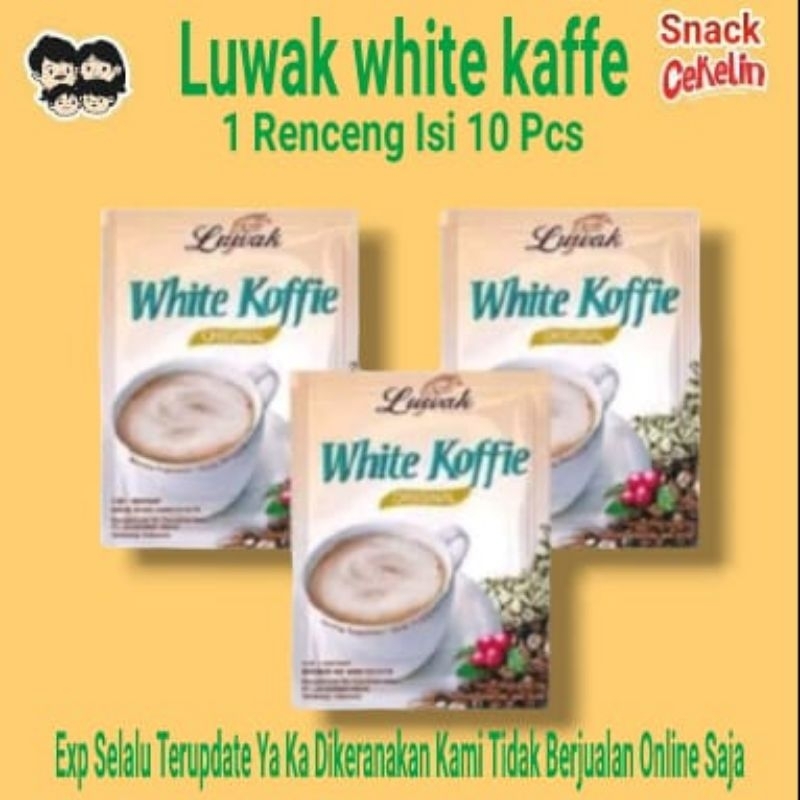 Jual kopi luwak white kaffe 1 renceng isi 10pcs | Shopee Indonesia