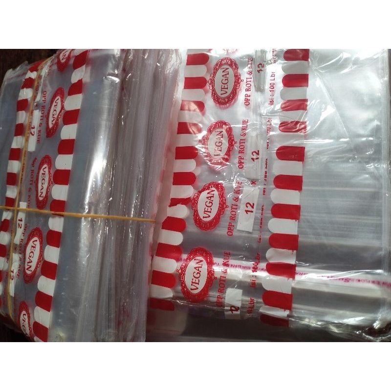 Jual Plastik OPP 12x12 7x15 100 Lembar / Plastik Roti / Plastik Snack ...