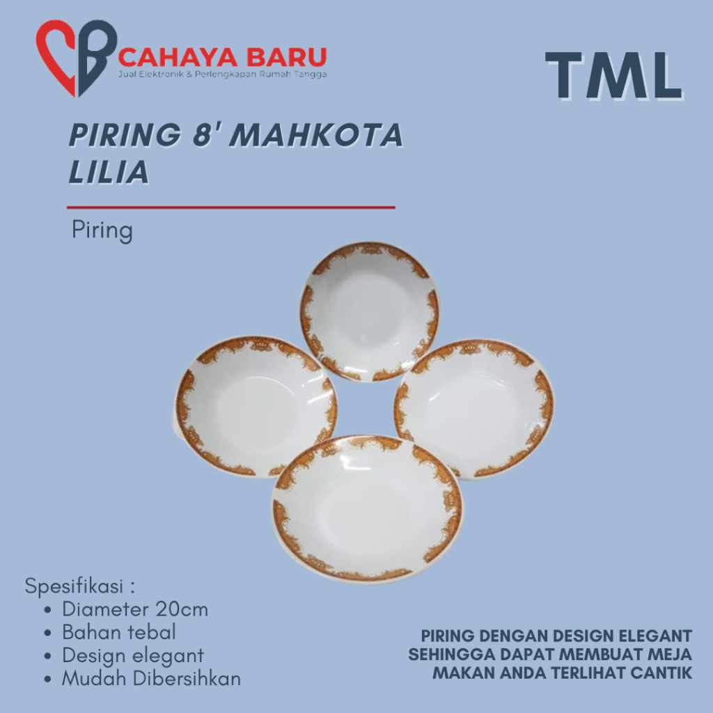 Jual TML PIRING 8' KBG MKT LILIA | Shopee Indonesia