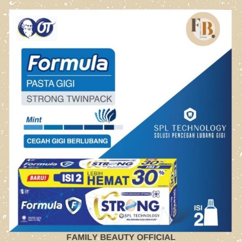 Jual Formula Pasta Gigi Strong Isi 2 x 160 gr | Shopee Indonesia