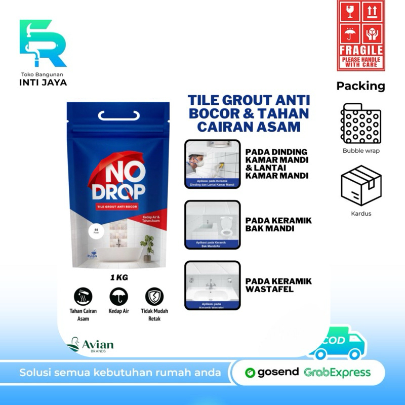 Jual Nat No Drop Tile Grout Nat Keramik Marmer Granit 1 Kg | Shopee ...