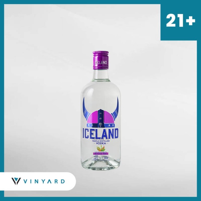 Jual Iceland Vodka Blacktea 500ml (Original & Resmi by Vinyard ...