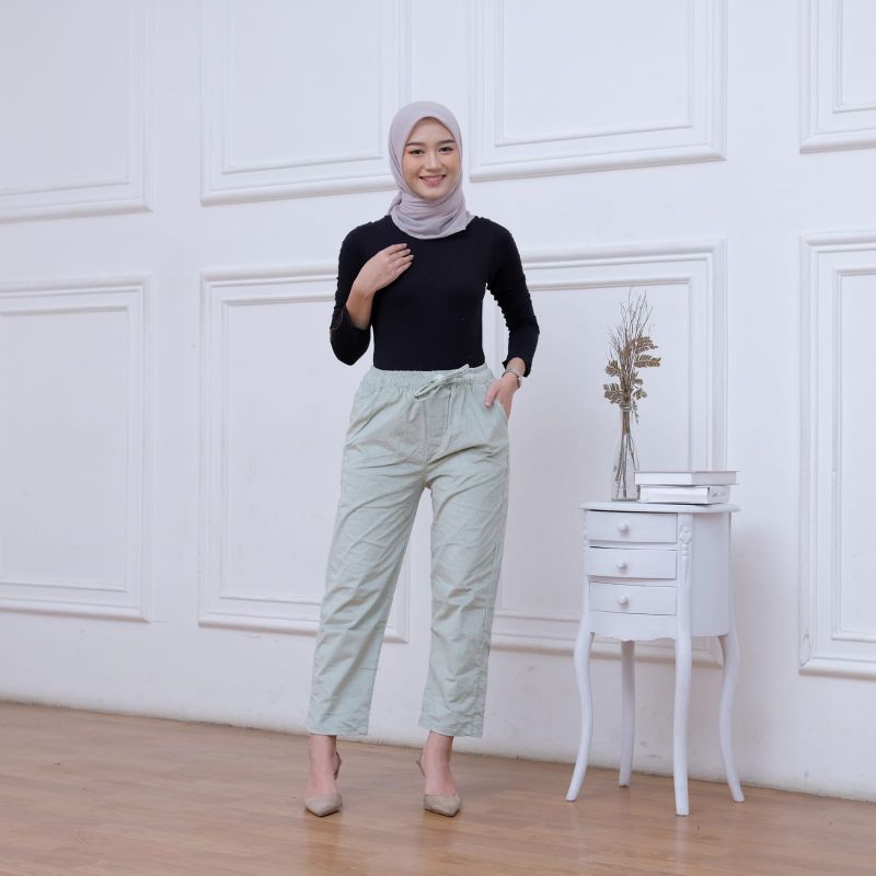 Jual BN Celana Panjang Wanita Bahan Corduroy All Size Bb 40-75kg Nyaman ...