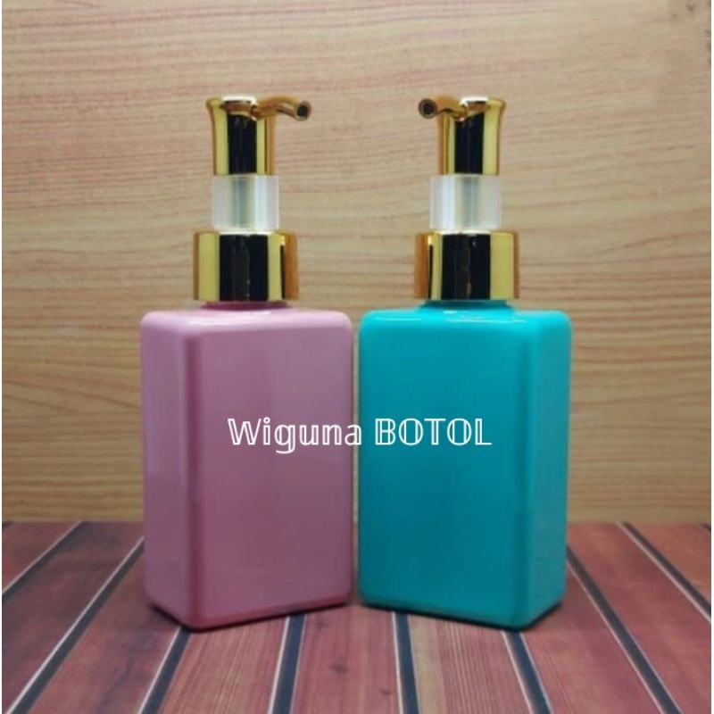 Jual Botol Pump Clip Oil Gold 100ml Kotak / Botol 100ml Kotak Tutup Pump Clip oil gold | Shopee ...
