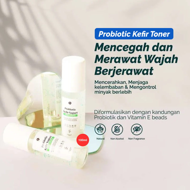Jual Biotalk Probiotic Kefir Yoghurt Essence Toner (100ml) - Toner ...