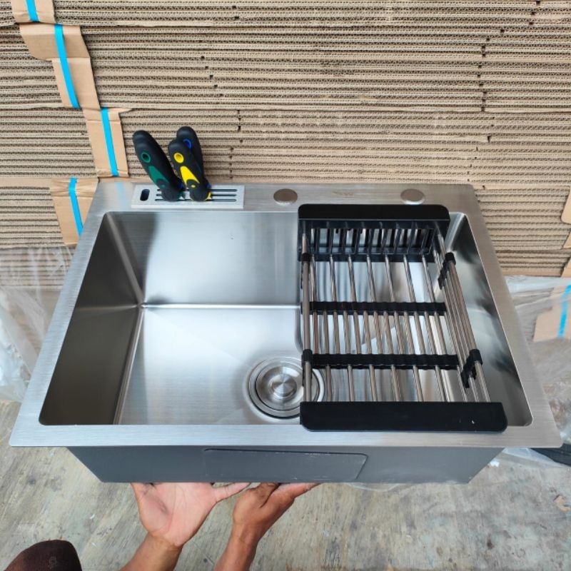 Jual KITCHEN SINK 6045 / Wastafel Bak Cuci Piring Tebal Stainless 304 ...