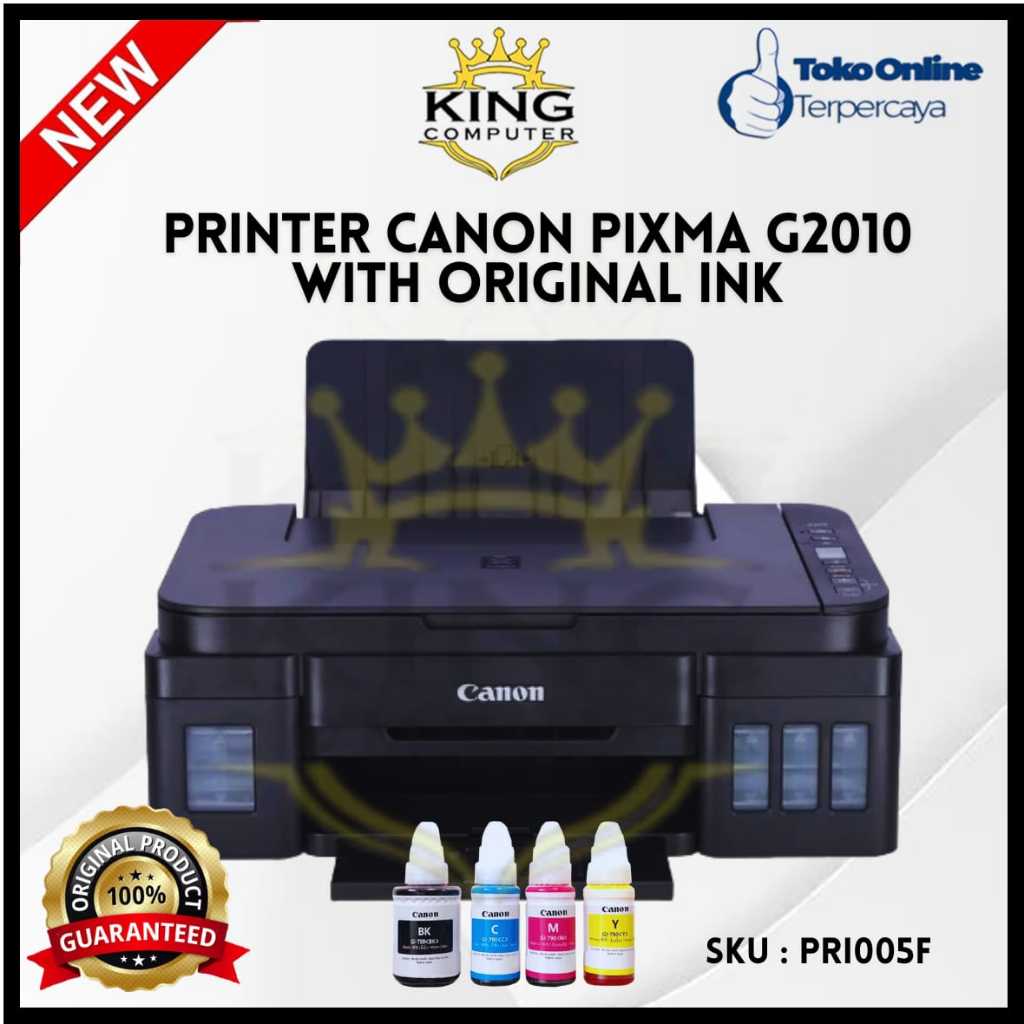 Jual PRINTER CANON PIXMA G2010 INKJET MULTIFUNCTION 3IN1 GARANSI RESMI ...