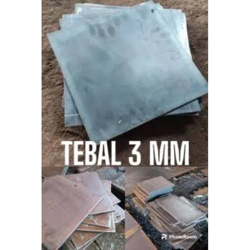 Jual PLAT BAJA BESI UK 20x20,25CM TEBAL 3MM | Shopee Indonesia
