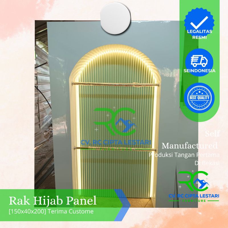 Jual Rak Display Hijab Rak Display Baground Panel | Shopee Indonesia