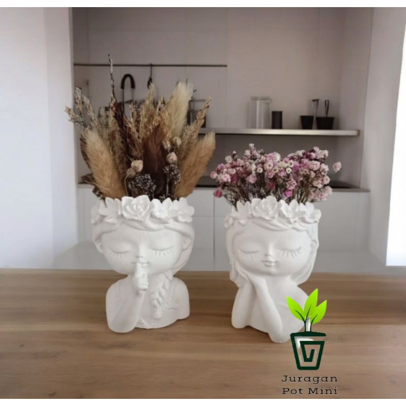 Jual pot/pot mini/pot kaktus/pot sekulen/pot skulen/pot unik/pot lucu ...