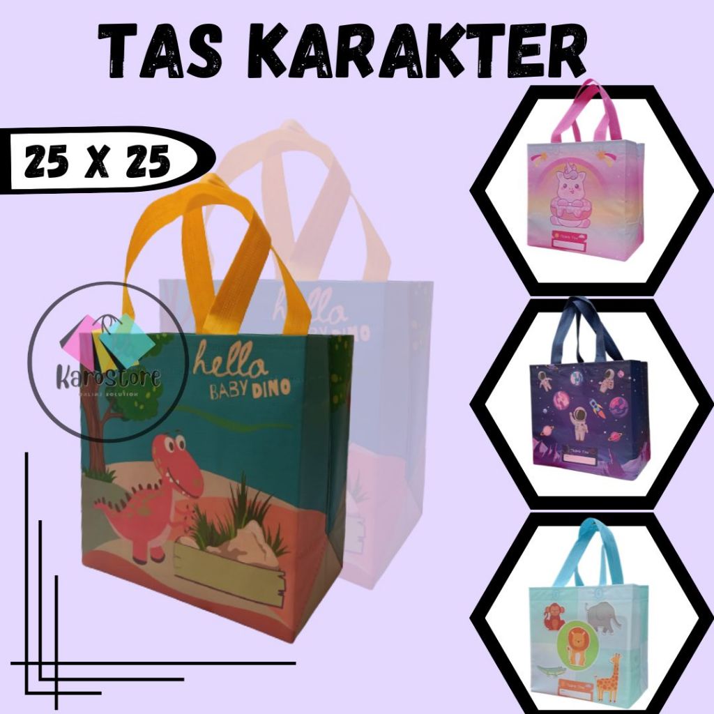 Jual Tas Kado Ulang Tahun UK 25X25X15 ISI 12 pcs tas bingkisan tas ...