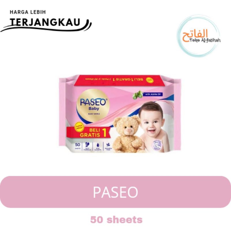 Jual Tisu Basah PASEO (50 Sheets) | Shopee Indonesia
