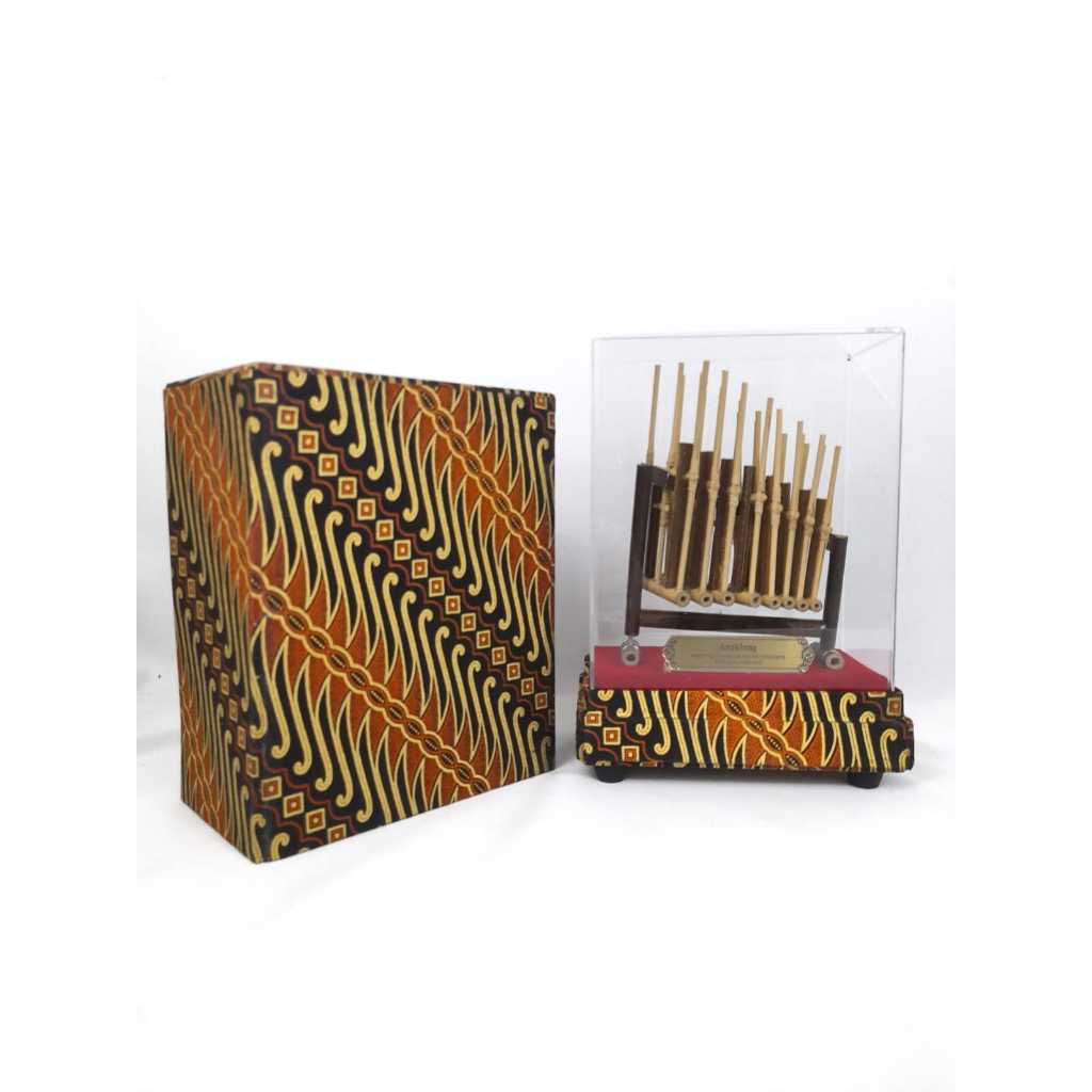 Jual Souvenir Miniatur Angklung Mini Exclusive Tutup Akrilik | Shopee ...