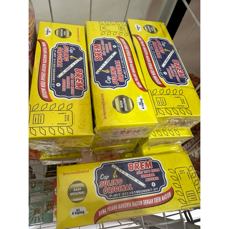 Jual Brem Jumbo Isi 4 Asli Jajanan Sekolah Back to 90's Product ...