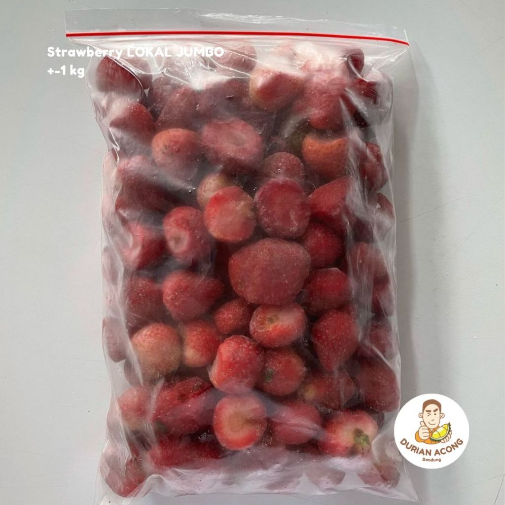 Jual Strawberry Frozen JUMBO +-1kg - Stoberi | Shopee Indonesia
