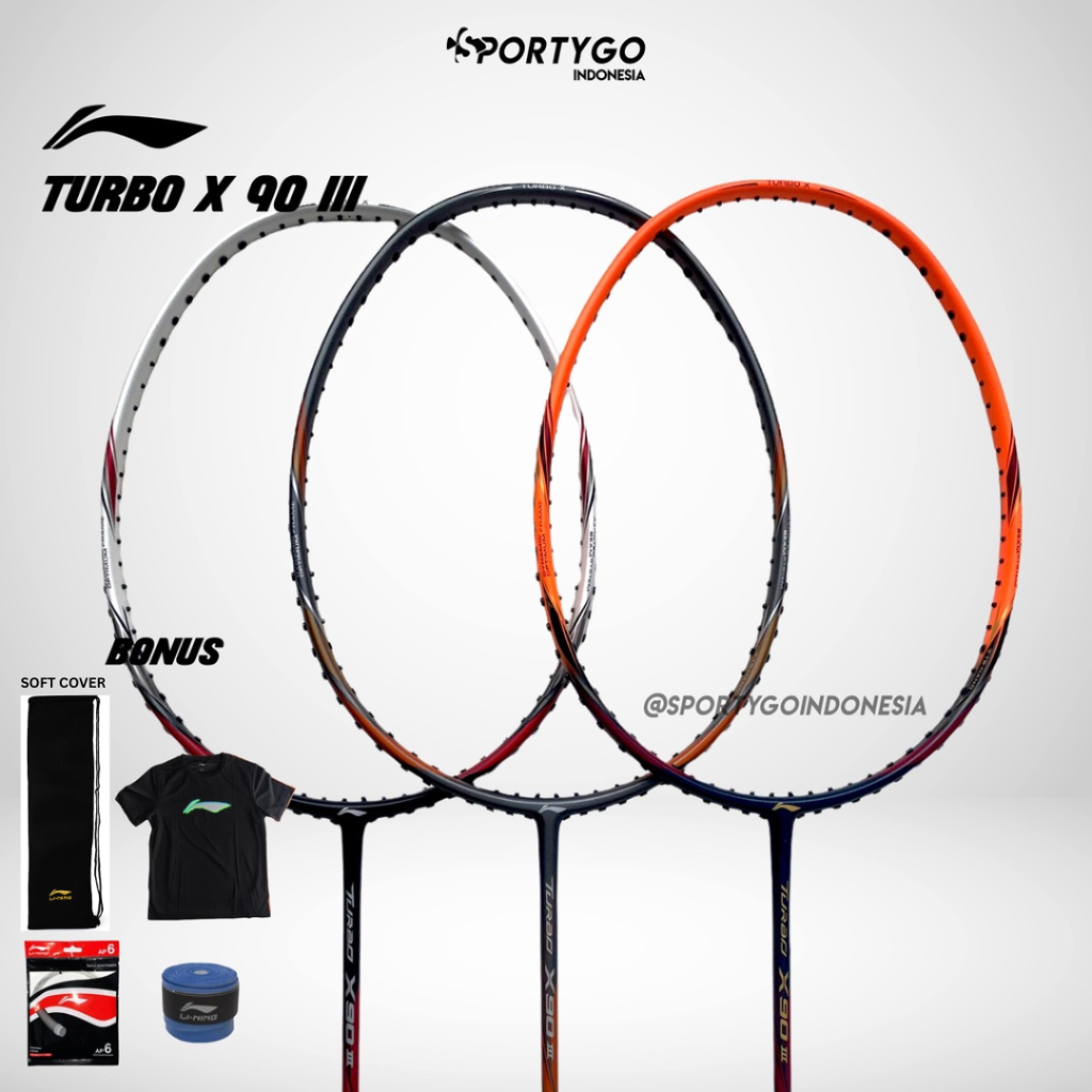 Jual Raket Lining TURBO X 80 dan 90 III Badminton Original | Shopee ...