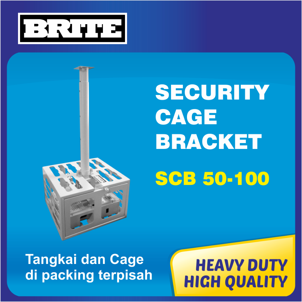 Jual Brite Bracket SCB 50 - 100 Security Cage Bracket Projector ...
