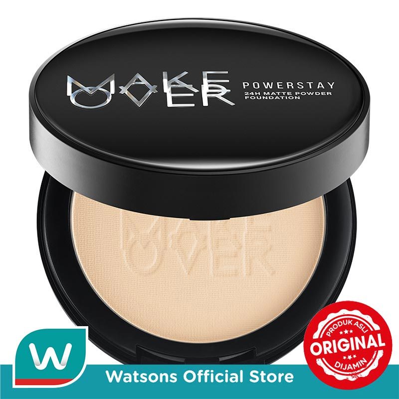 Jual Make Over Powerstay 24H Matte Powder Foundation W12 Warm Marble ...