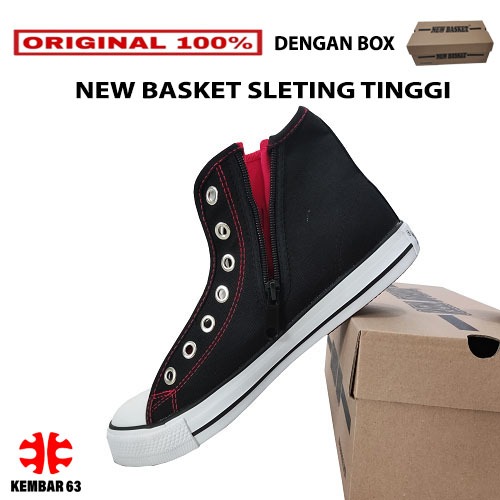 Jual Sepatu New Basket Sleting Resleting NB Tinggi Sepatu Sekolah ...