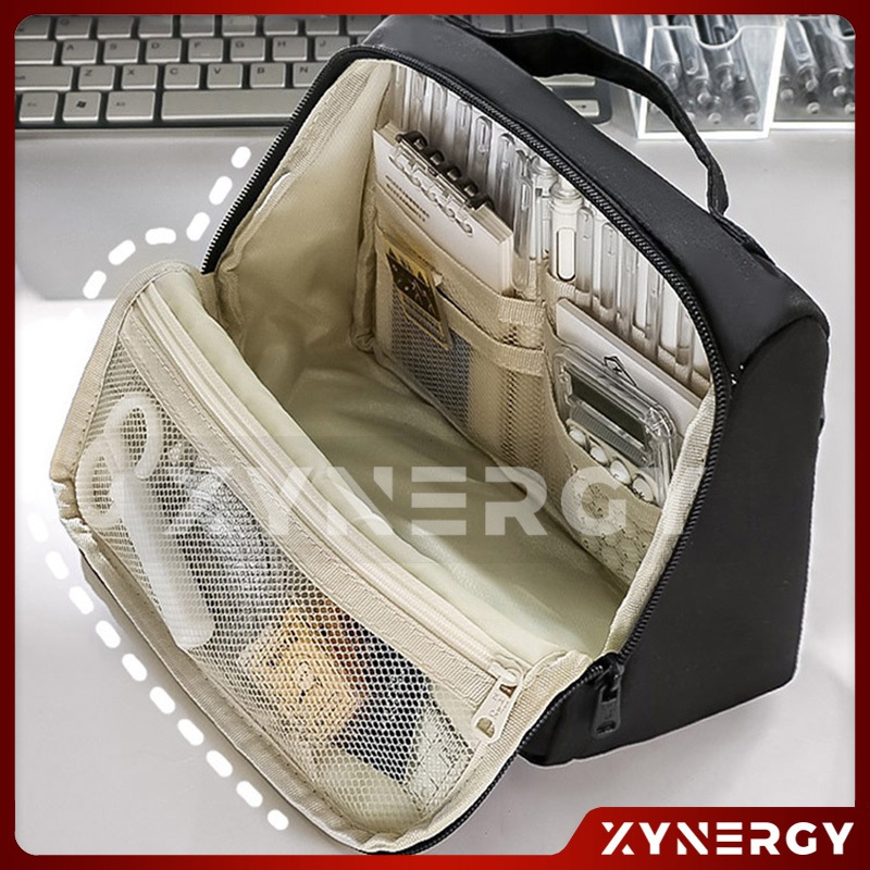Jual Tempat Pensil Kanvas Kapasitas Besar ZHIBIGE Model Tas Penyimpanan ...