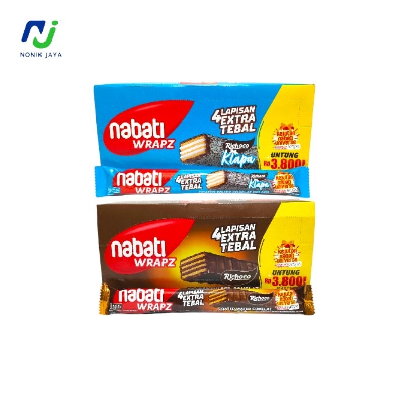 Jual Nabati Wrapz All Varian Box Isi 14 Pcs×16g | Shopee Indonesia