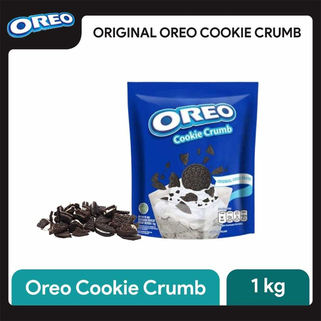Jual ORIGINALL!! BUBUK OREO KASAR OREO CRUMB 1KG/OREO COOKIE CRUMB ...