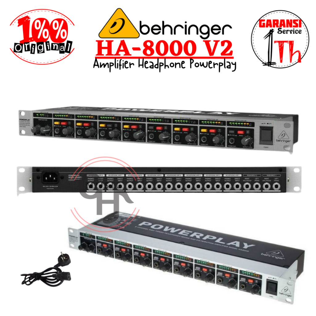 Jual Behringer Powerplay HA8000 V2 Ampli Headphone Original HA-8000 V2 ...