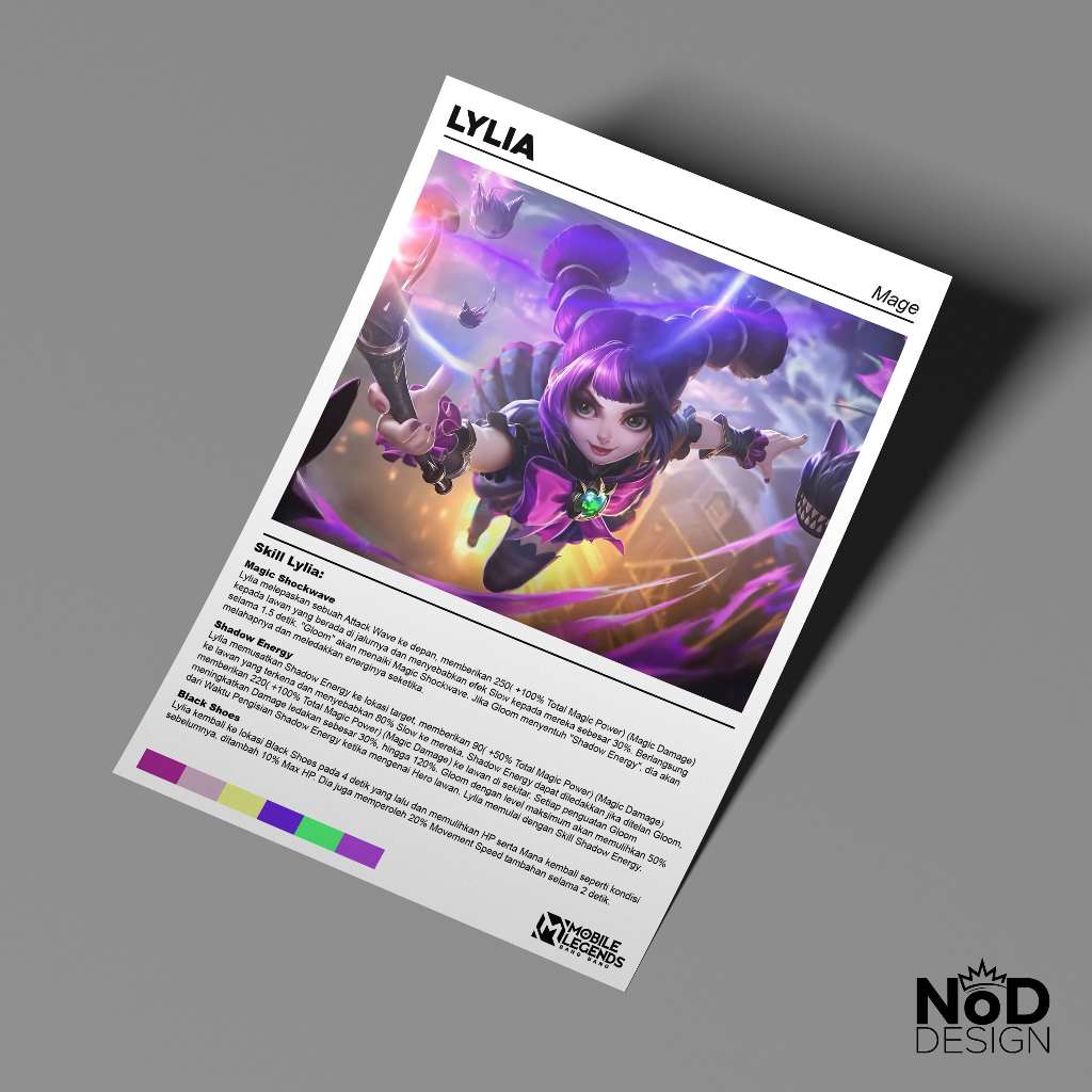 Jual Poster Lylia Mobile Legends Bang Bang A3 | Shopee Indonesia