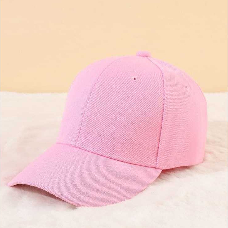 Jual [TOPI POLOS WARNA PINK] Topi Polos Pink Bahan Drill Premium Lembut ...