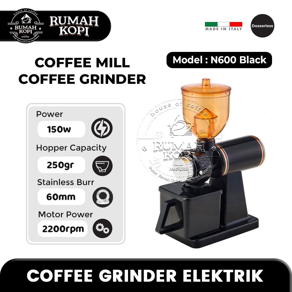 Jual Kopi Grinder Elektrik Coffee Mill N600 Coffee Grinder Espresso ...
