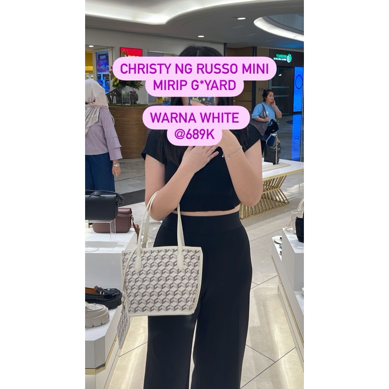 Jual ORIGINAL CHRISTY NG MINI TOTE BAG HANDCARRY READY 14 NOV 2024 ...