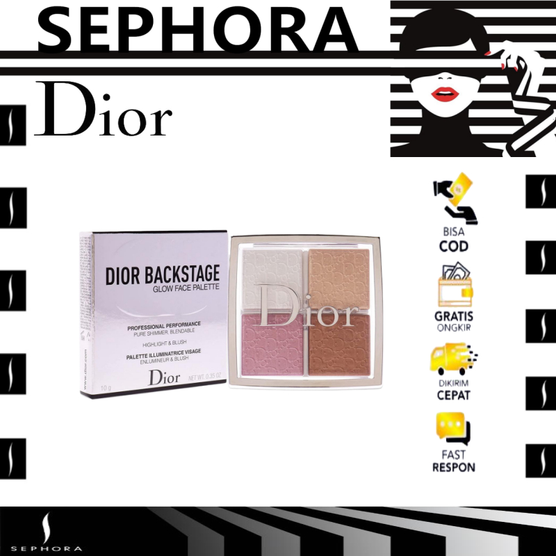 Jual SEPHORA - DIOR backstage glow face palette 10 g / Blush | Shopee ...