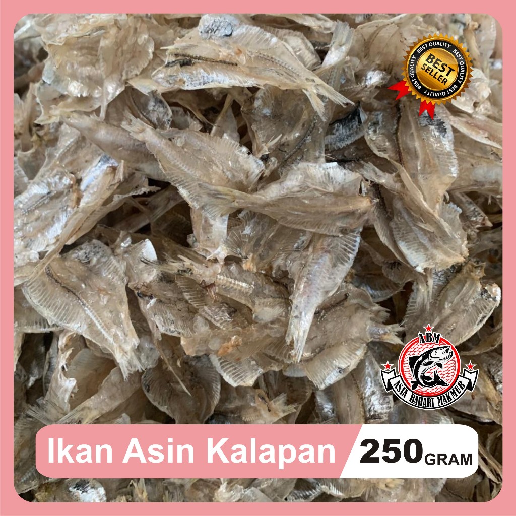 Jual Ikan Asin Kalapan Tipis Pakang Tawar Pakang Tipis 250 gram ...