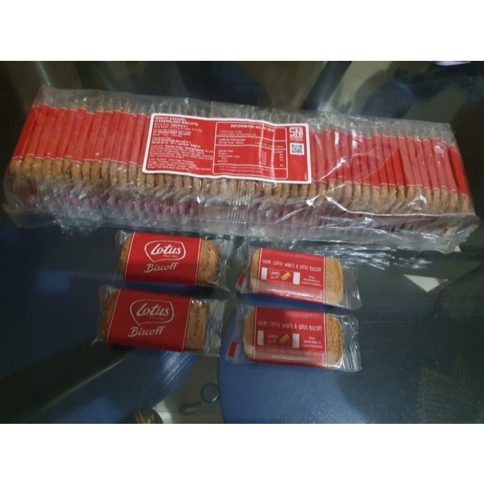 Jual biscuit lotus biscoff isi 50 keping 312gr | Shopee Indonesia