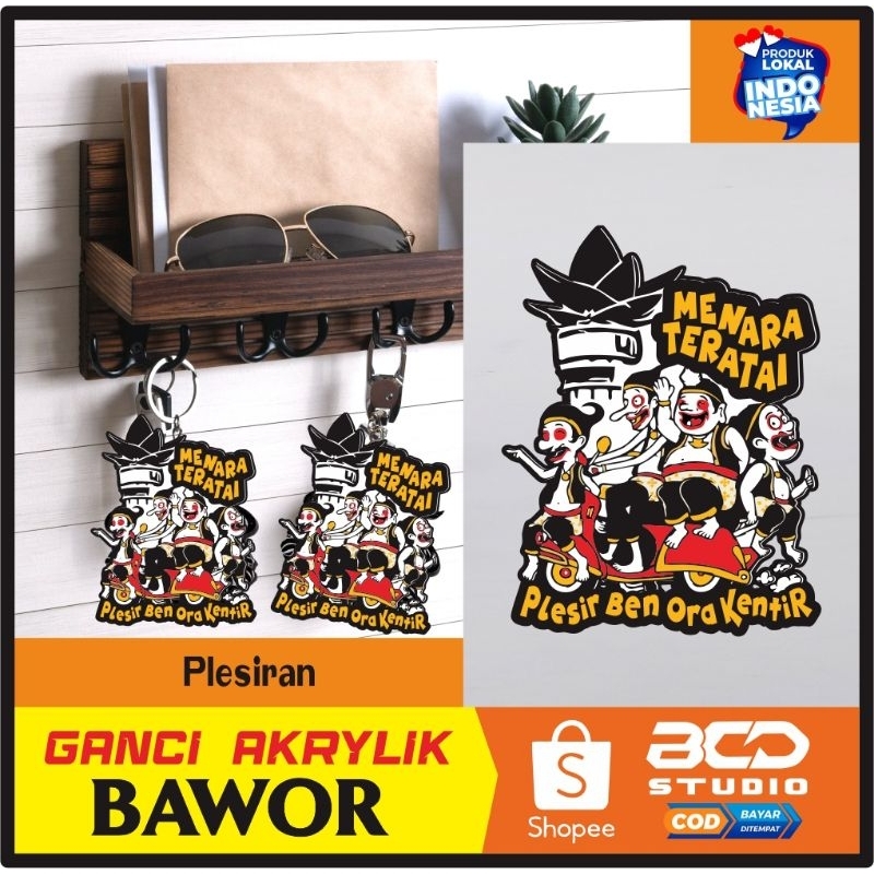 Jual BAWOR GANTUNGAN KUNCI | GANCI BAWOR RESIN | SOUVENIR MASKOT IKONIK ...