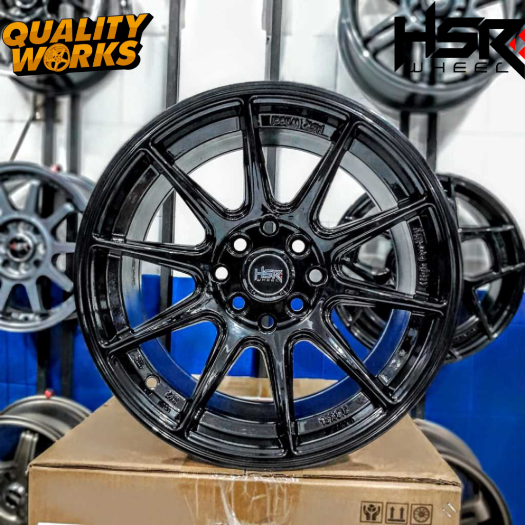 Jual Velg Racing R15 Inch Concave Pelek Mobil Hsr Shinjuku Ring 15 Lebar Belang 7/8 Lubang 4 ...