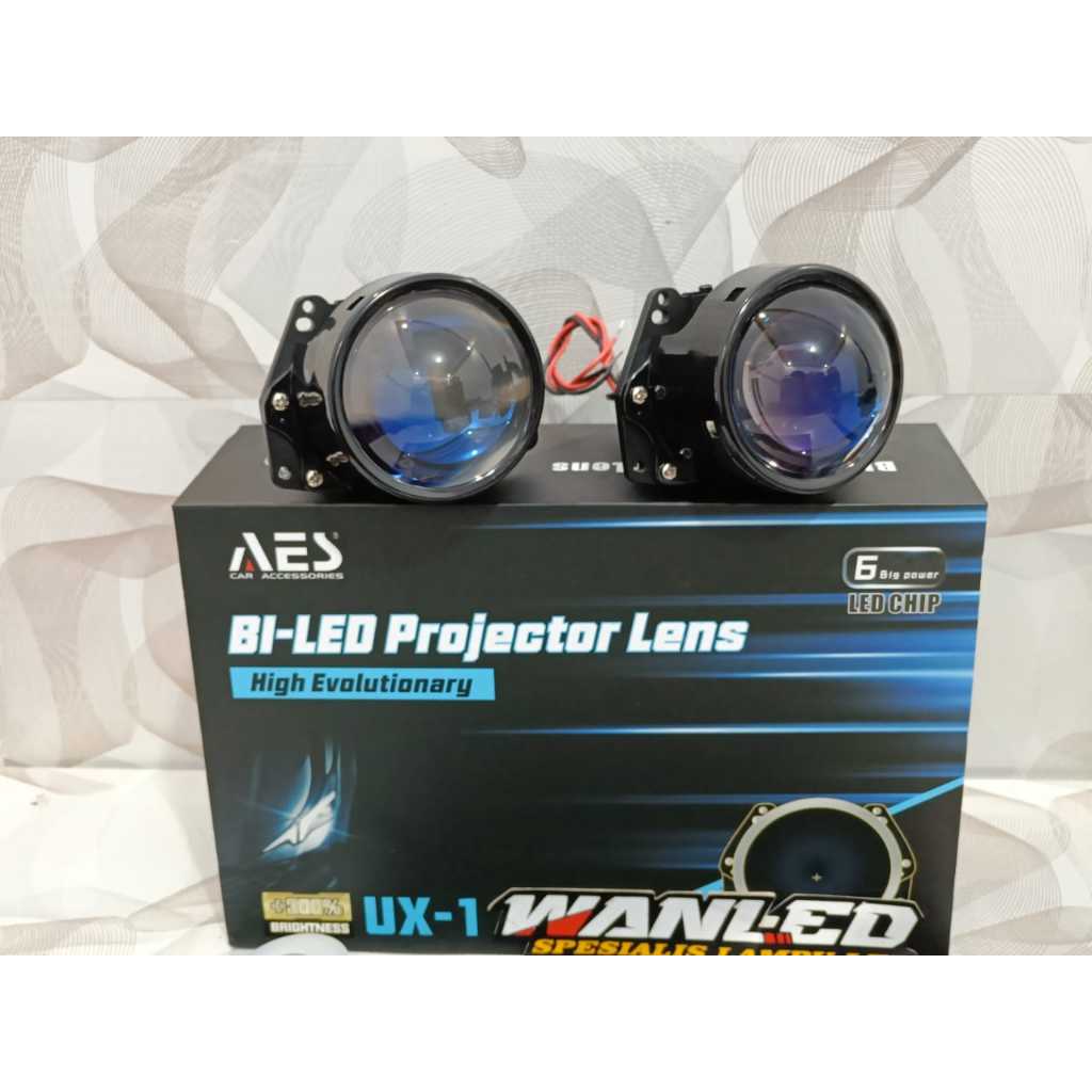 Jual PROJECTOR BI LED AES UX1 | BI LED UX-1 | Shopee Indonesia