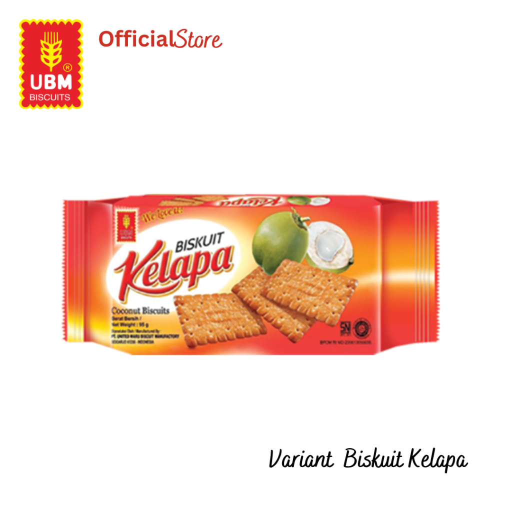 Jual UBM Biscuit Rasa Kelapa 95gr | Shopee Indonesia