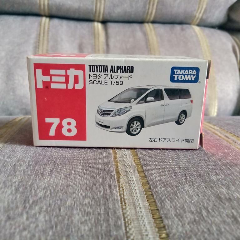 Jual TOMICA NO 78 TOYOTA ALPHARD PUTIH TAKARA TOMY SKALA 59 | Shopee Indonesia