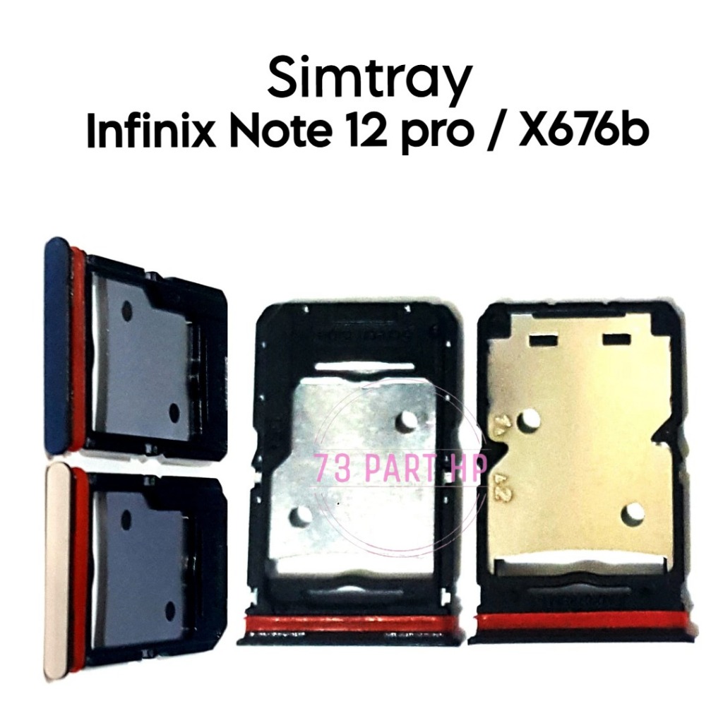 Jual Simtray Infinix Note 12 Pro / X676b - Tempat Simcard Simlock Sim ...