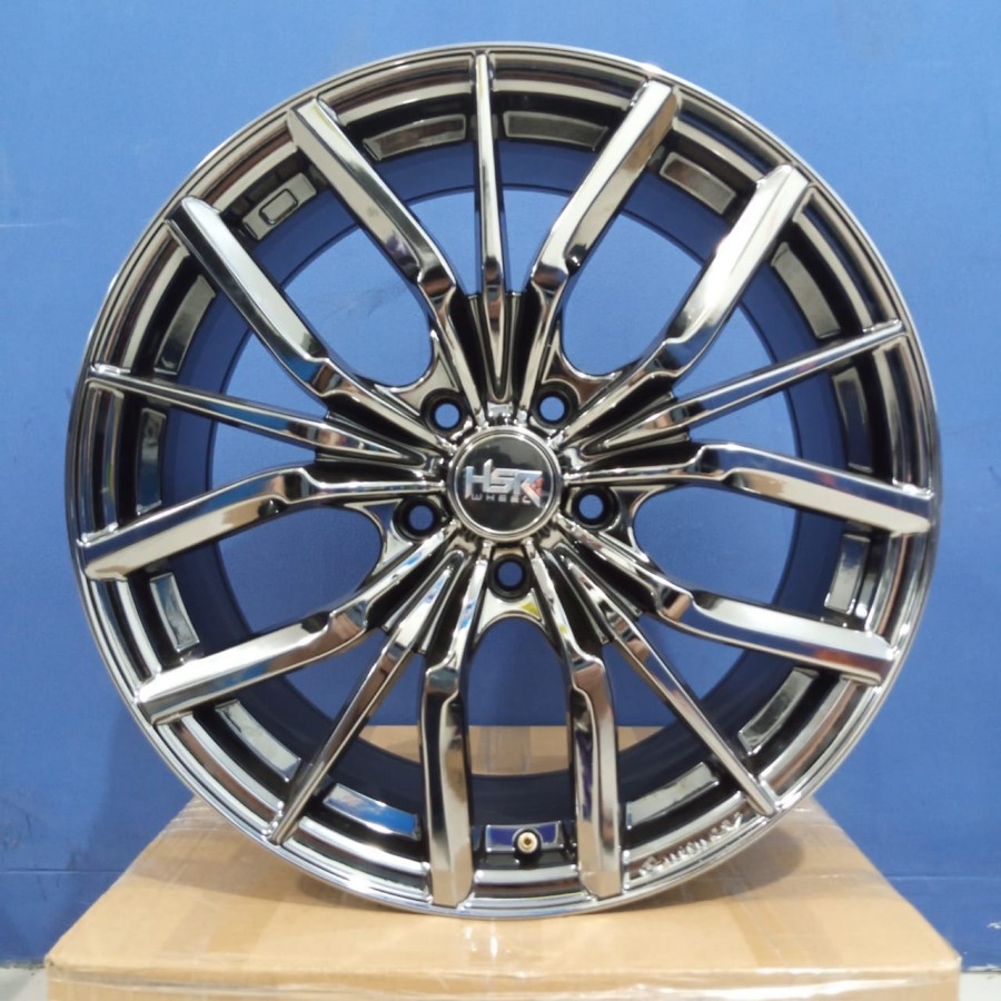 Jual velg mobil bling bling ring 18 HSR EVOKES black chrome cocok di Xpander Hrv Juke dll ...