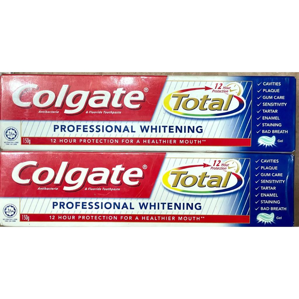 Jual Colgate Tooth Paste 150gr Total Professional Whitening 12 Hour ...