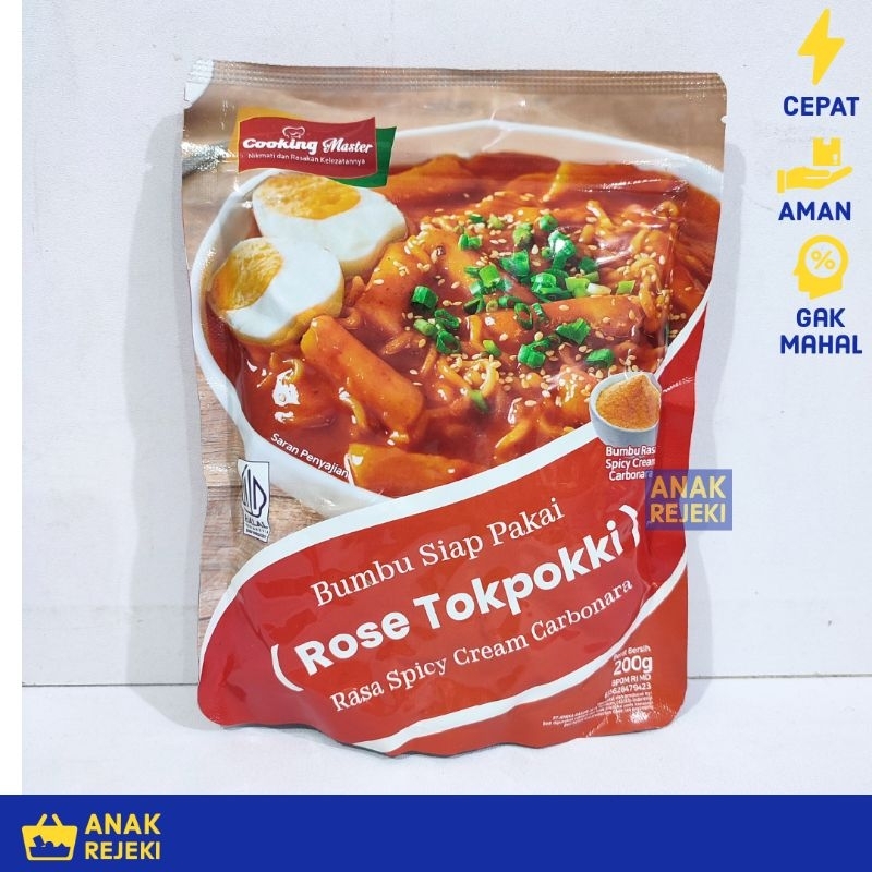 Jual Bumbu Rose Topokki 200gr - Saus Spicy Cream Carbonara Tokpokki ...