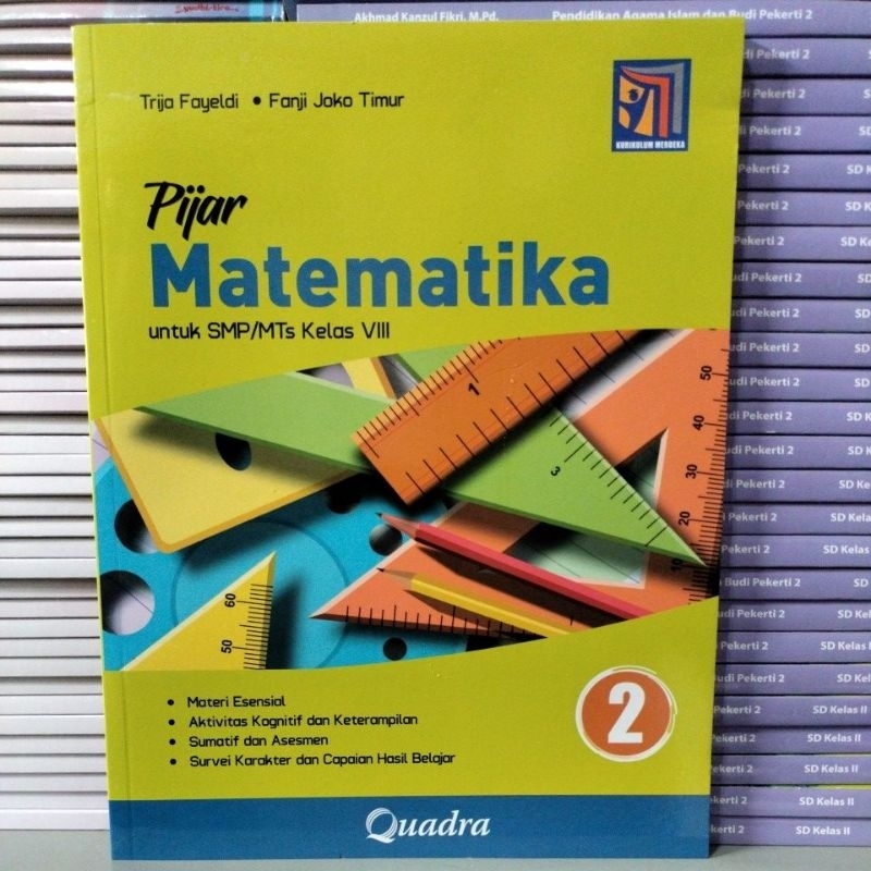 Jual Pijar Matematika kelas 8 SMP penerbit Quadra kurikulum merdeka | Shopee Indonesia