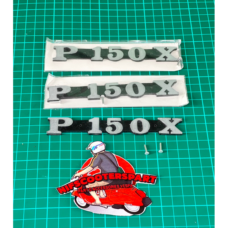 Jual emblem emblim tepong vespa px p150x bagus | Shopee Indonesia