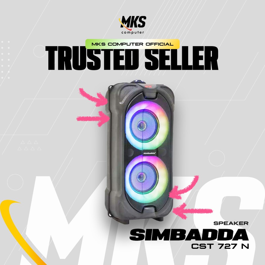 Jual Simbadda CST 727N Speaker Karoke Mini Loudspeaker Portable ...