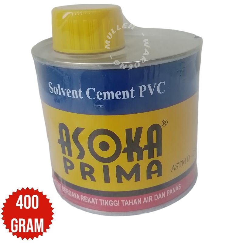 Jual LEM PVC ASOKA PRIMA / LEM PEREKAT PIPA / LEM ASOKA KEMASAN 400GR ...