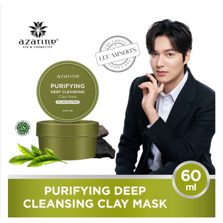 Jual AZARINE DEEP CLEANSING & PORE REFINING CLAY MASK 60 GR (PROMO ...
