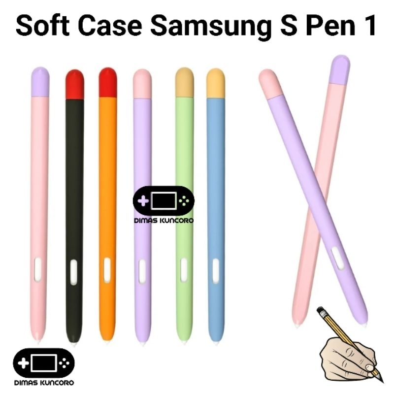 Jual Soft Case Samsung S Pen 1 silicone galaxy tab s8 s9 plus ultra fe ...
